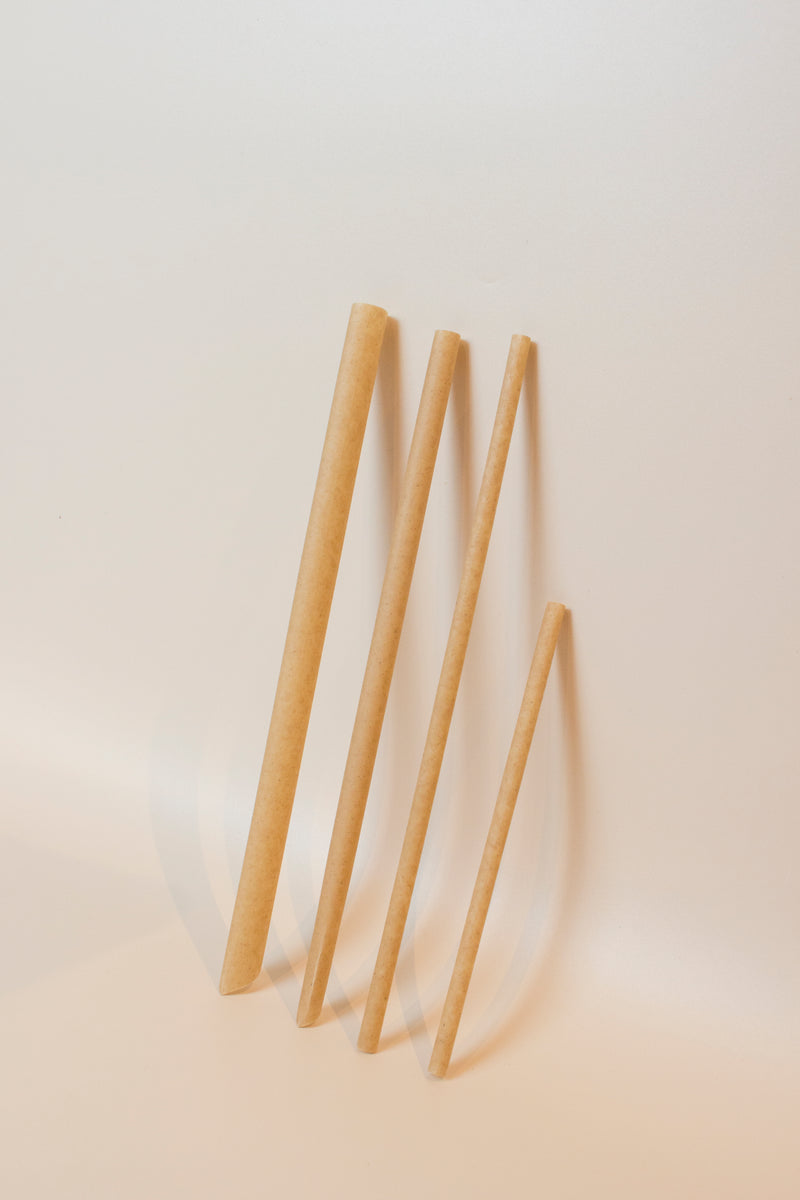 Sugar Cane Straws PLA Free - Long Size (21cm) – Little Green Panda